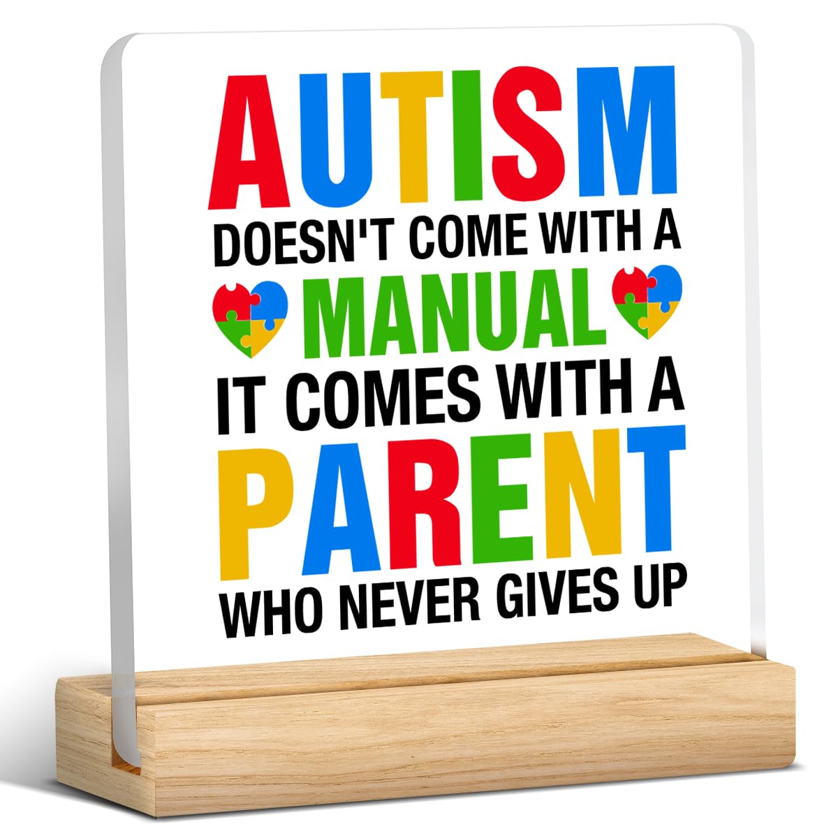 Amazon.com: Autism Awareness Gifts - Autism Awareness Desk Decor Autism ...