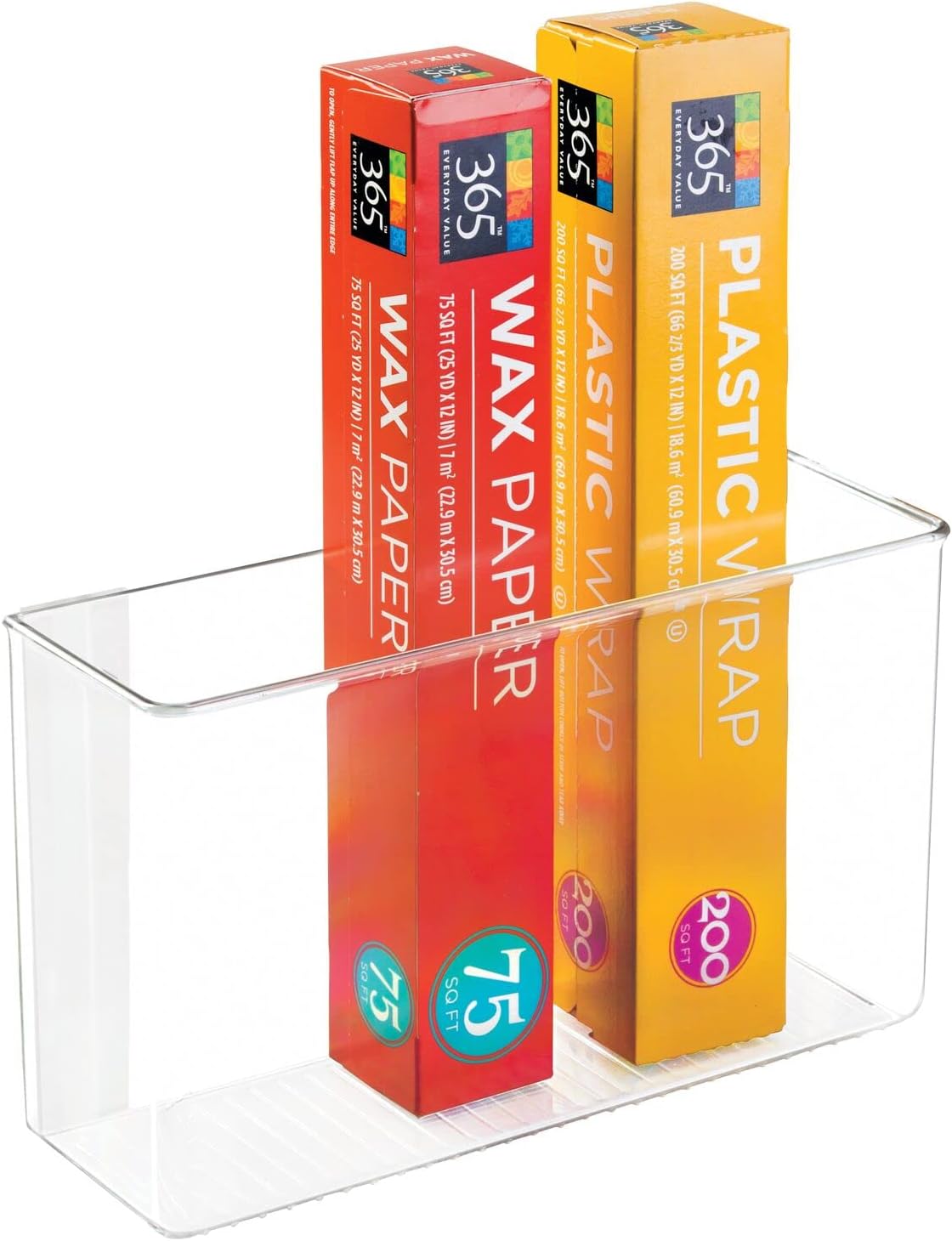 Amazon.com - mDesign Plastic Adhesive Mount Storage Organizer Container ...