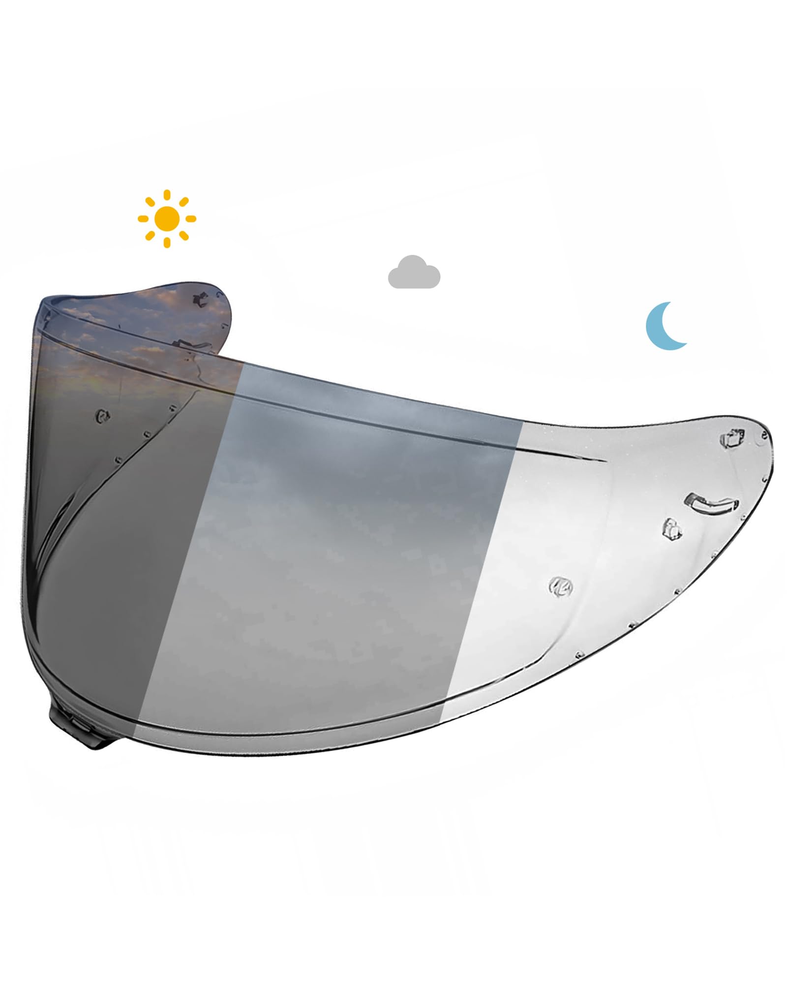 Rf 1400 Visor With Uv Protection Photochromic Cwr F2 Shield ...