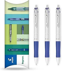 Amazon.com : Pilot Acroball Pure White Retractable Ballpoint Pen ...