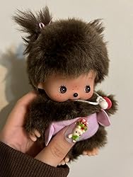 Amazon.com: Monchhichi Classic Bebichhichi Plush Toy - Girl Europe ...