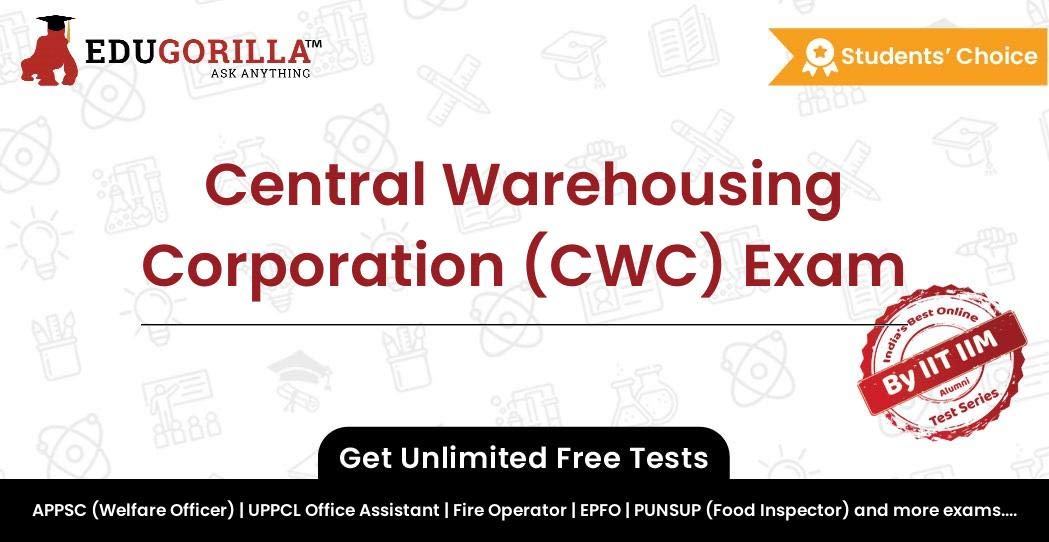Central Warehousing Corporation (CWC) Exam Mock Test 2020 | Unlimited ...