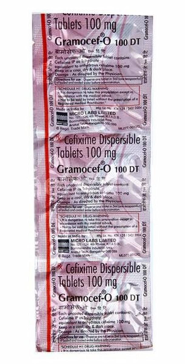 Gramocef-O 100 DT - Strip of 10 Tablets : Amazon.in: Health & Personal Care