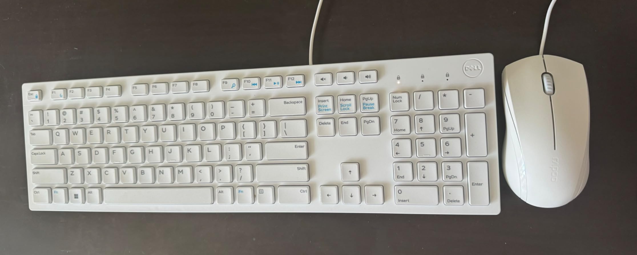 Dell USB Wired Multimedia Desktop Keyboard, English, Model: KB216 ...