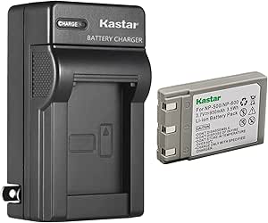 Amazon.com: Kastar 1-Pack Battery and AC Wall Charger Replacement for Konica DR-LB4, Minolta NP ...
