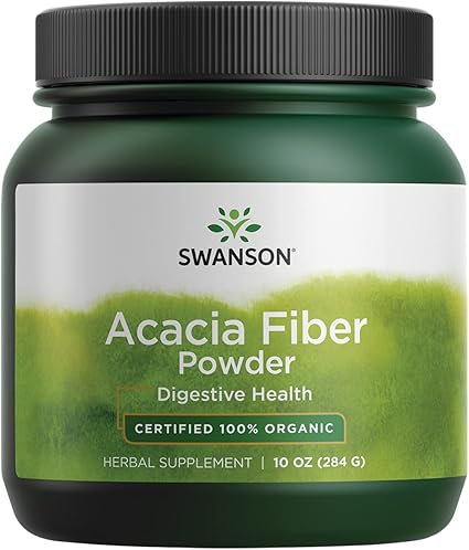 Amazon.com: Swanson 100% Certified Organic Acacia Fiber Powder 10 Ounce ...