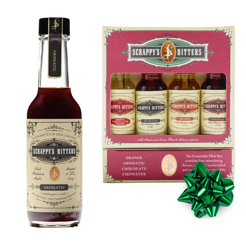 Amazon.com : Scrappy's Bitters Set – Aromatic (5 oz) & The Essentials ...