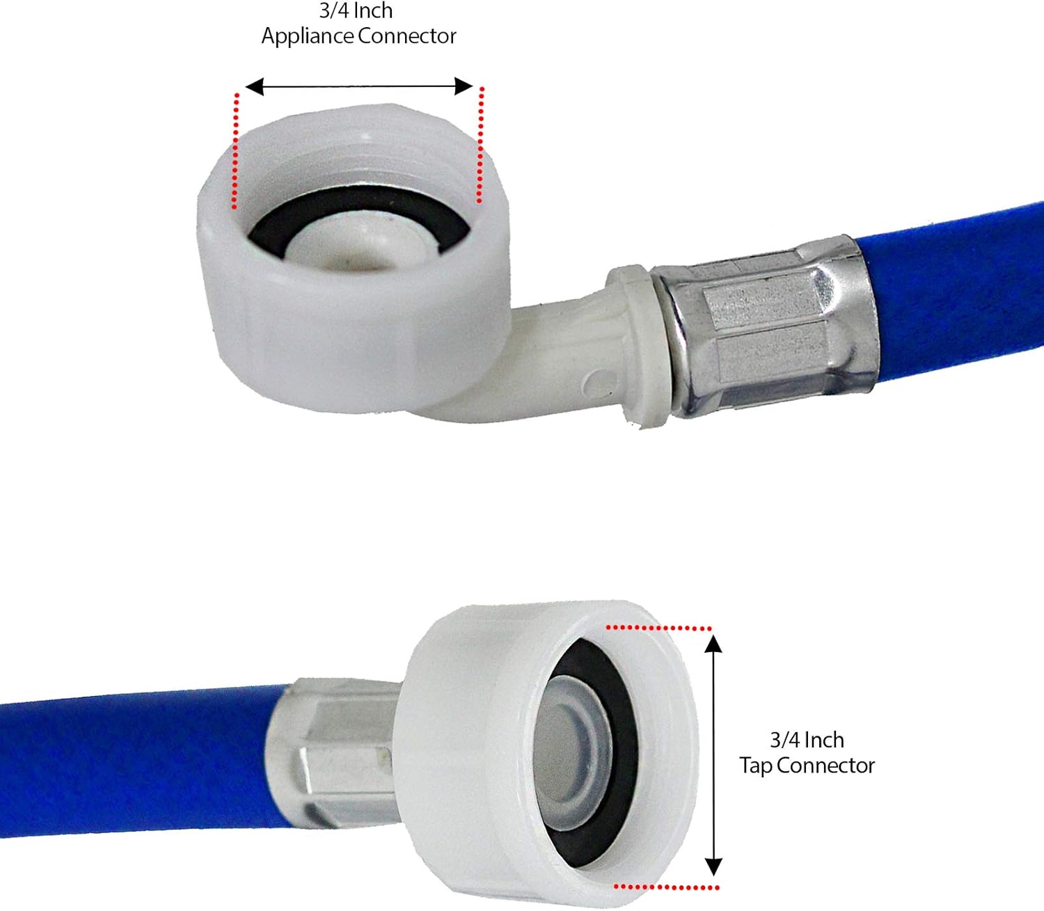 SPARES2GO Universal Fill Hose Washing Machine Dishwasher Extra Long ...