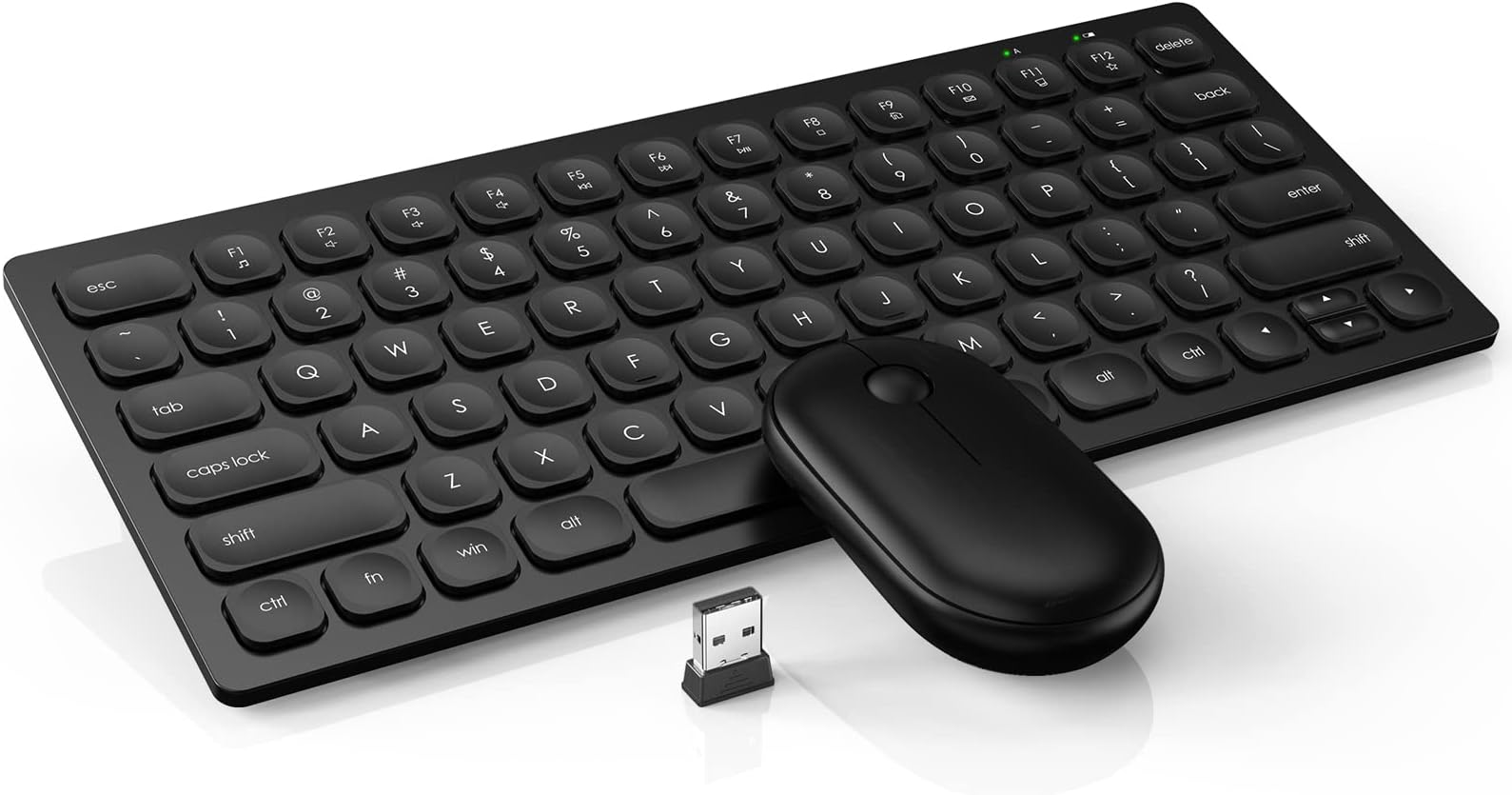 Amazon.in: Buy Wireless Keyboard and Mouse, WisFox 2.4GHz Compact ...