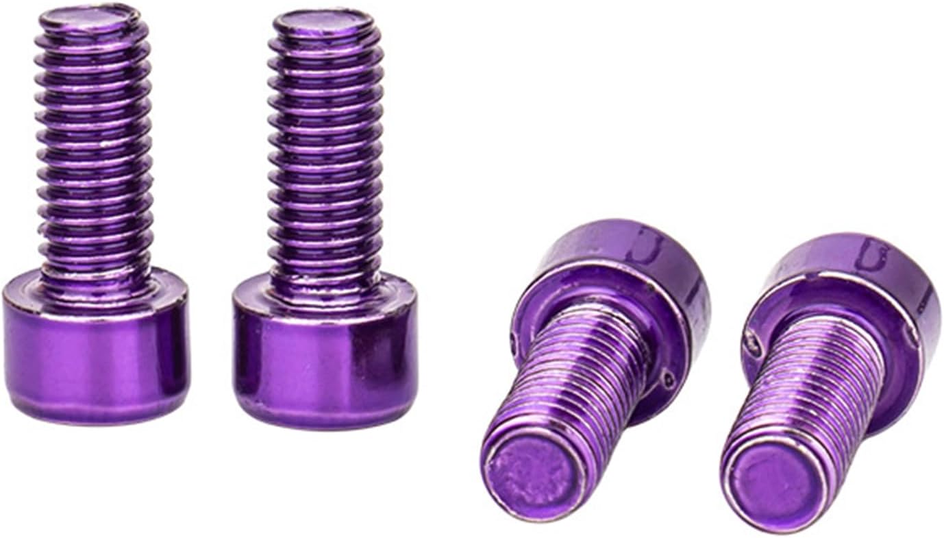Amazon.com : Fcnjsao 4Pcs 5x12mm Water Bottle Cage Screw Bolts ...