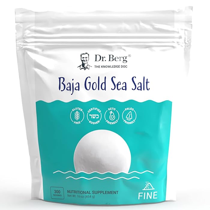 Baja Gold Coarse Sea Salt - 450g Raw, Natural Salt From Mexico (Dairy ...