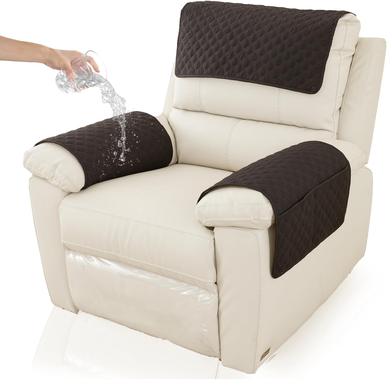 GYHH Sofa Armrest Cover, Headrest Cover for Recliner Chair Arm Cover ...