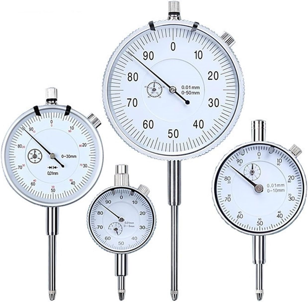 Dial Indicator, Pointer Dial Indicator High Accuracy 0.01mm Dial Gauge ...