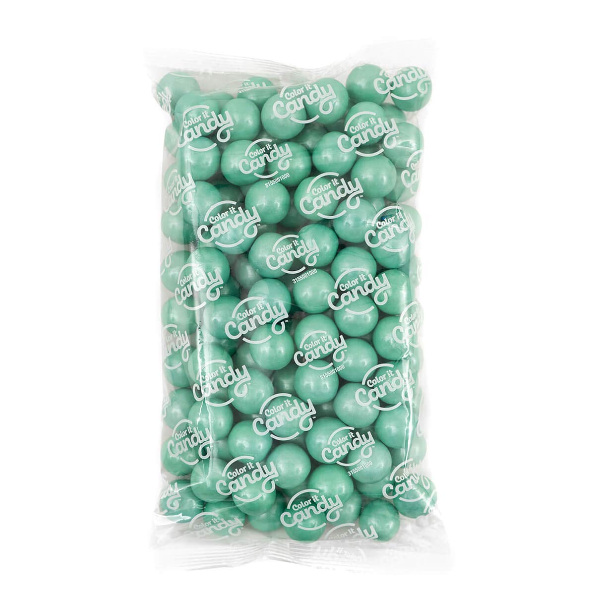 Amazon.com : Color It Candy Shimmer Turquoise 1 inch Gumballs 2 Lb Bag ...