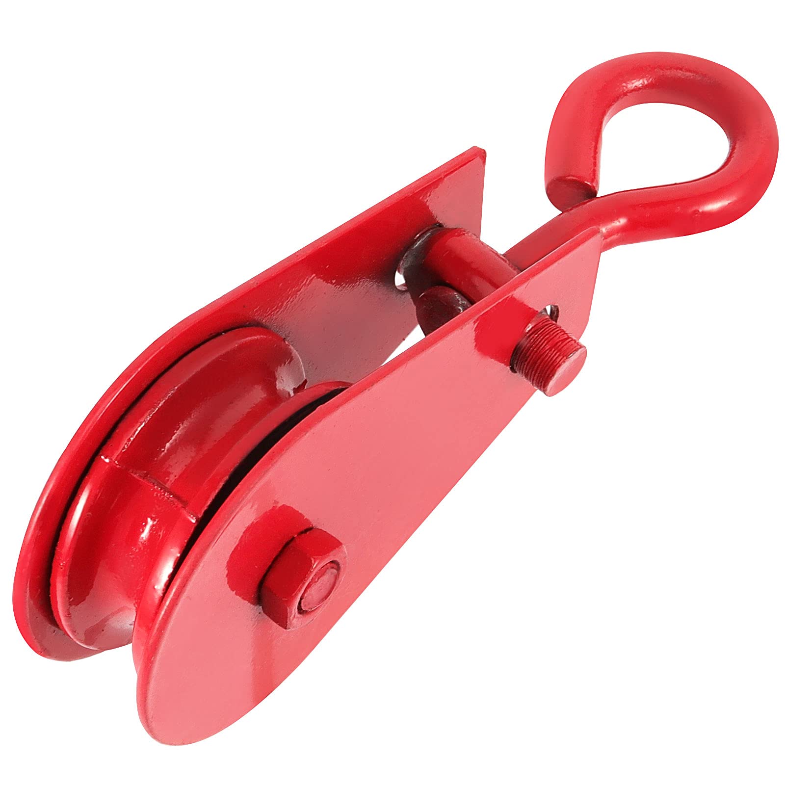 Snapklik.com : 8 Pack Lifting Single Wheel Pulleys, 5.1 Inch Heavy Duty ...