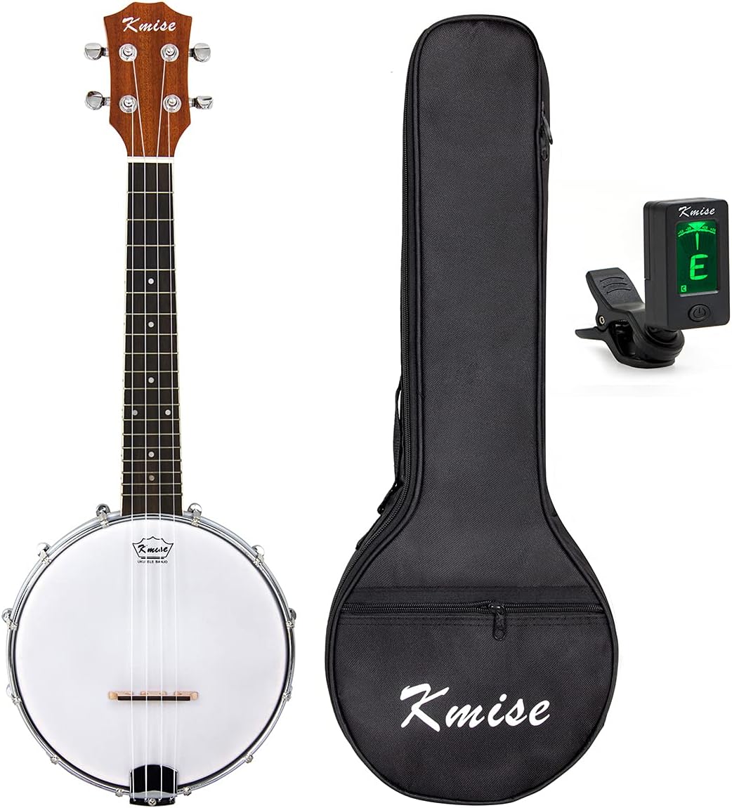 Amazon.com: Decorative 9"H Banjo Figurine with Case & Stand Replica ...