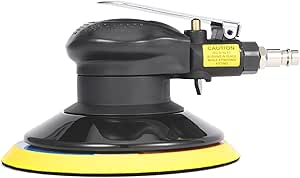 QIUMIN Industrial Compressed Air Random Orbital Sander, 125 mm, Velcro ...