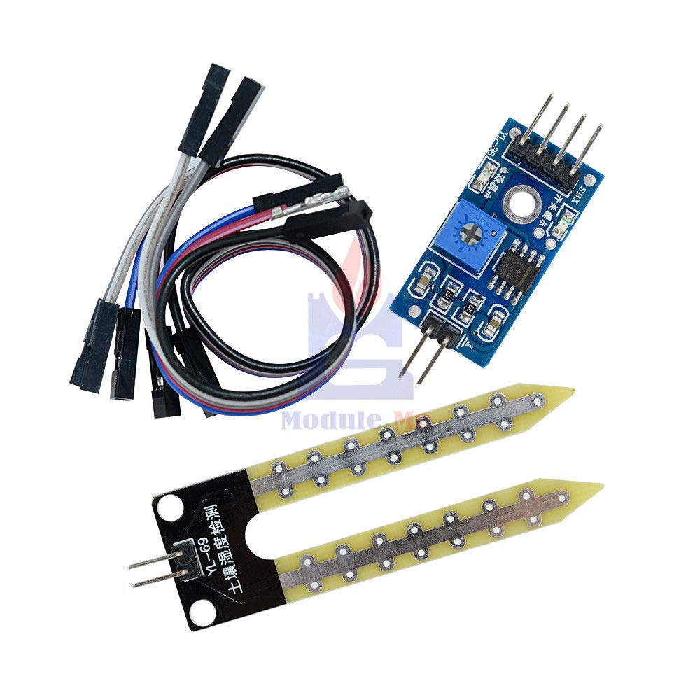 Amazon.com: 1set Soil Moisture Hygrometer Detection Humidity Sensor Module for Arduino DIY Soil ...