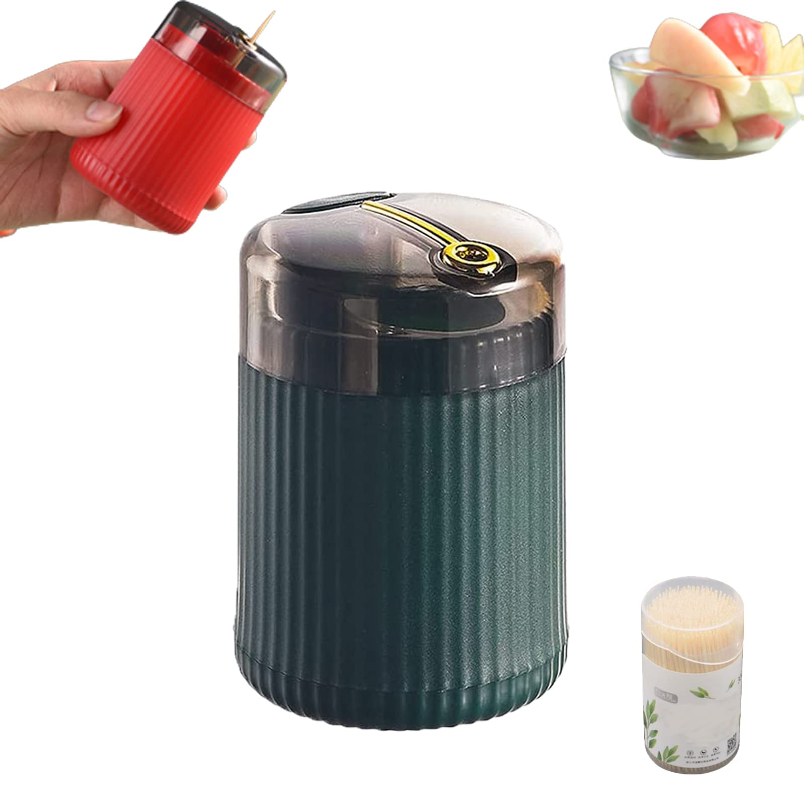 Toothpick Dispenser 4005L Toothpick Holder Dispenser, Pop Up Automatic