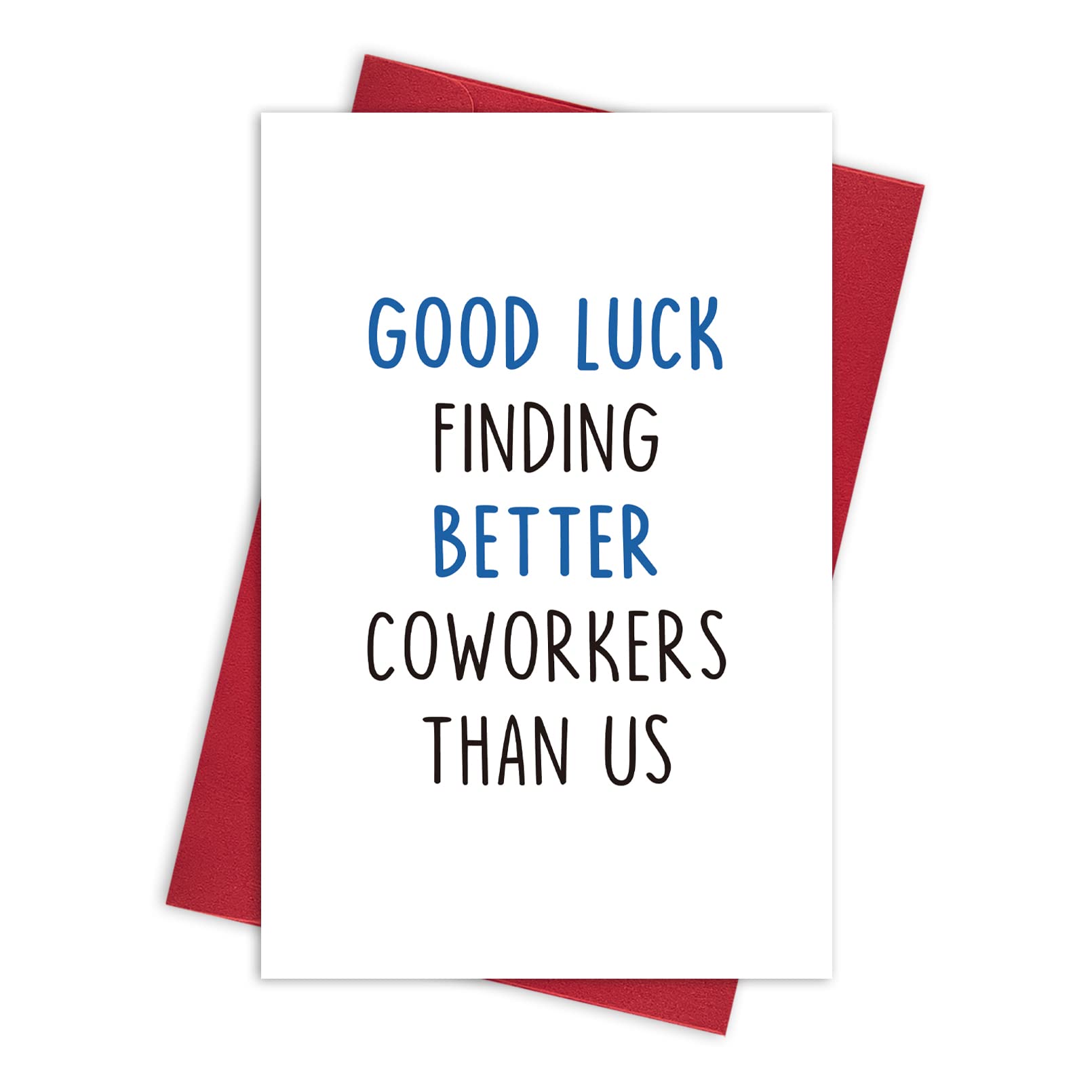 Buy Ulbeelol New Job Card, Funny Coworker Leaving Card, Coworker Going ...
