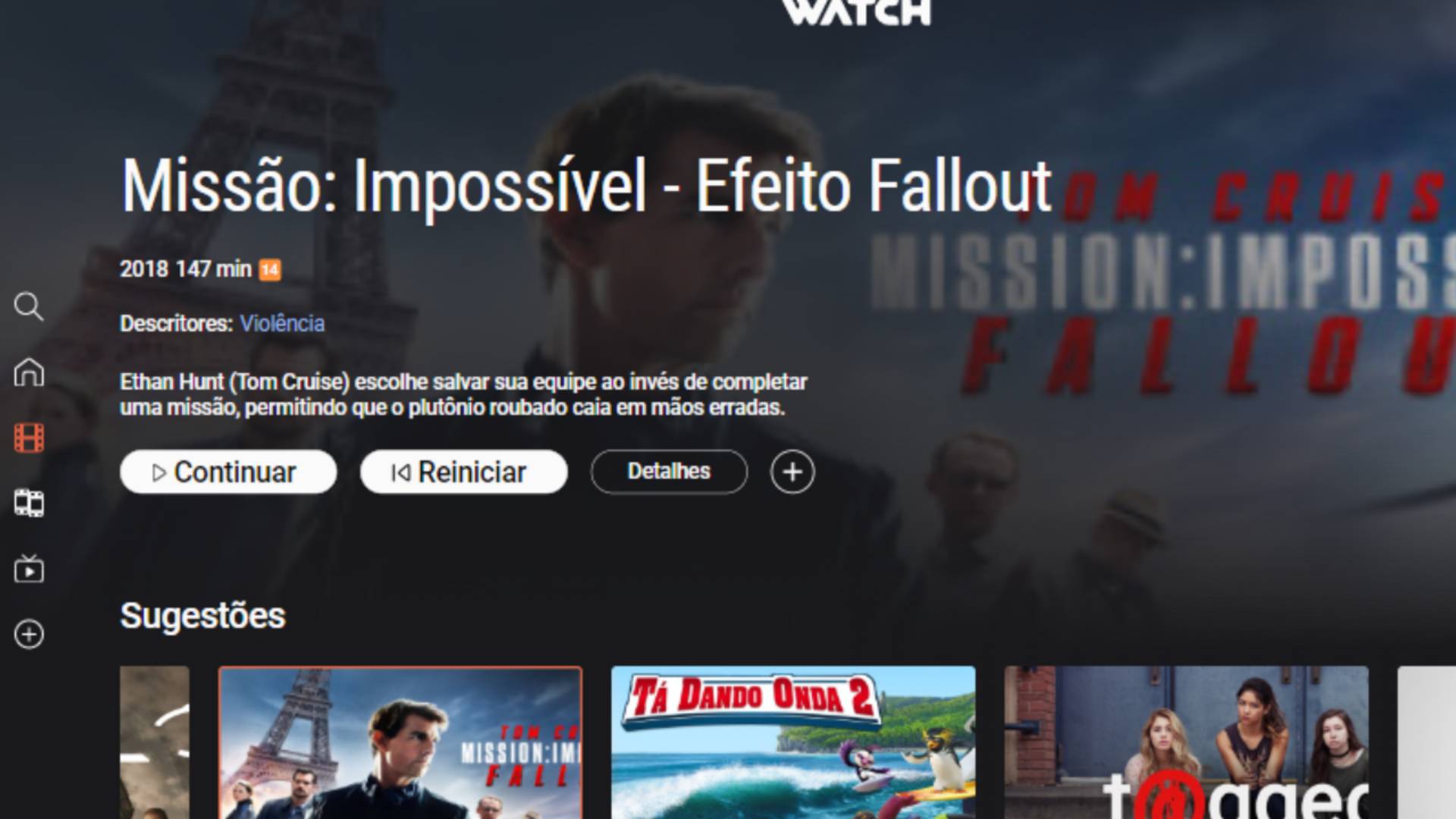 Watch Brasil - Aplicativo na Amazon Appstore