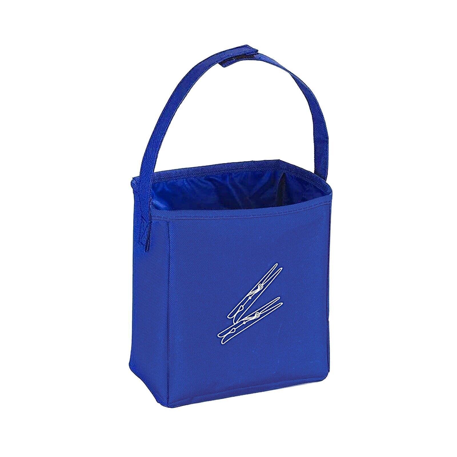 Buystarget Peg Bag Washing Line Hanging Fabric Holder Laundry Basket ...