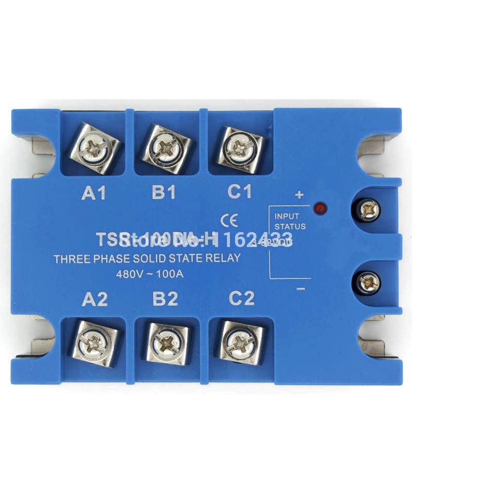 TSR-100DA -H Three Phase DC to AC 100A 90-480VAC Solid State Relay/SSR ...