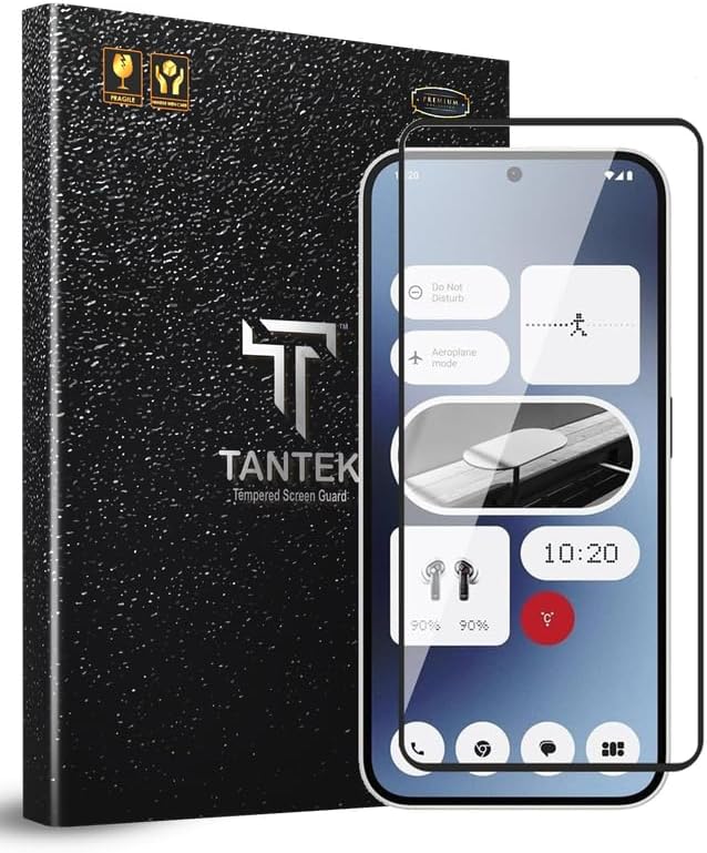 QsmQam Military-Grade Tempered Glass Compatible with Nothing Phone 3A ...