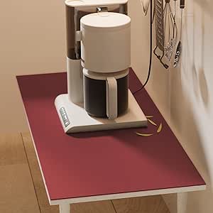 Amazon.com: Zinkooat Leather Desk Mat,1.8mm Thick,15.75x23.6 Inch Desk ...