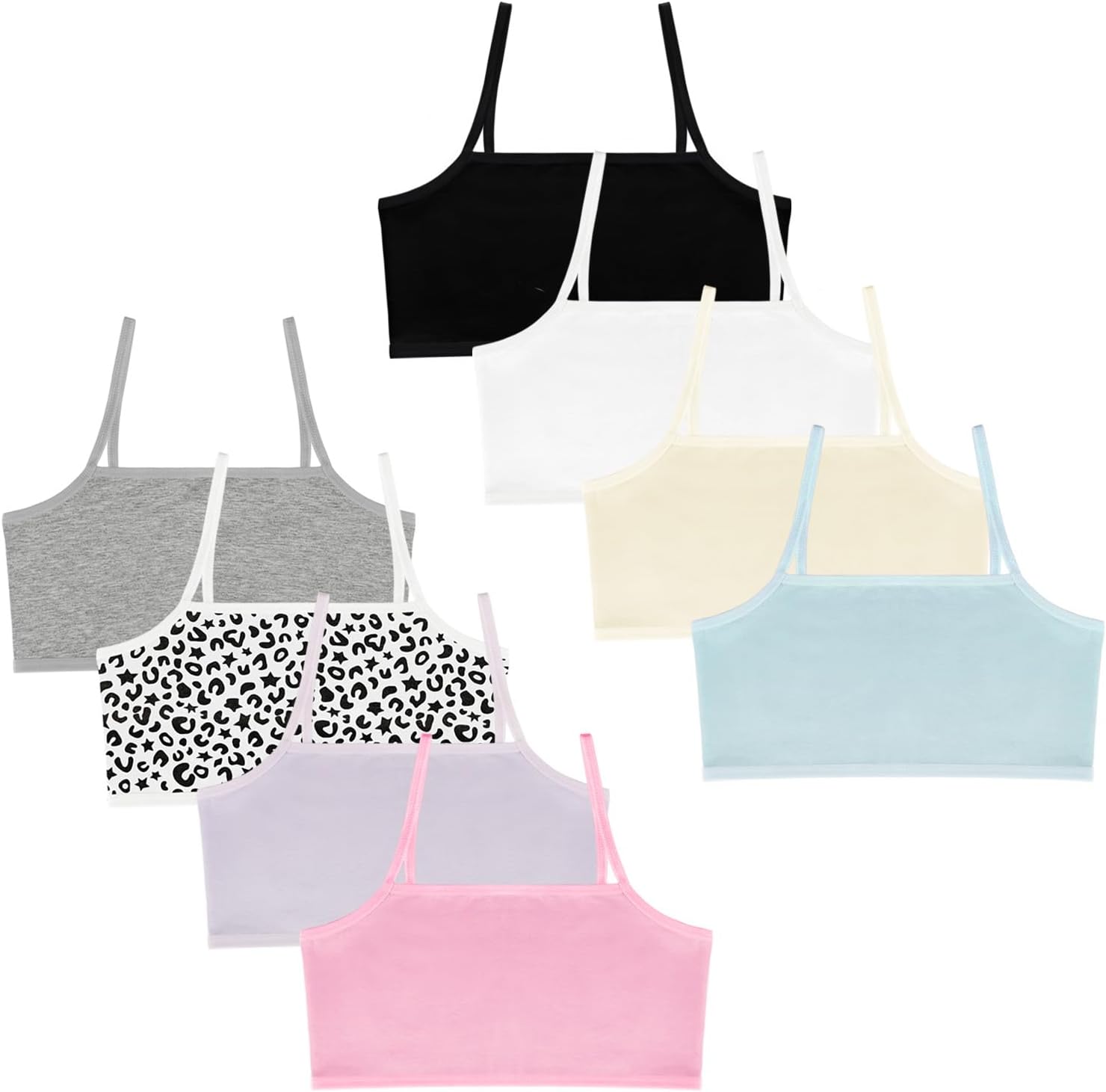 Amazon.com: Phennie's Girls Padded Training Bra Sports Seamless ...