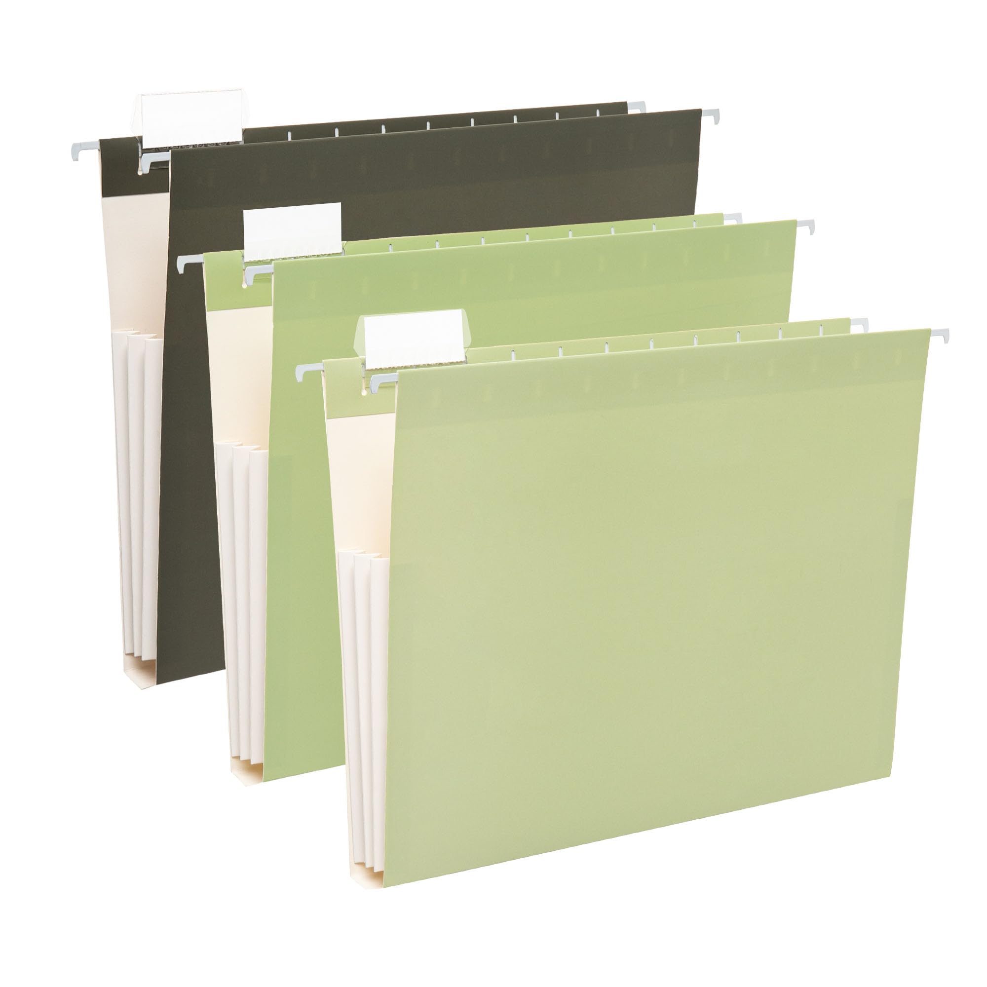 Amazon.com : Beramon 6 Pack Extra Capacity Hanging File Folders Letter ...