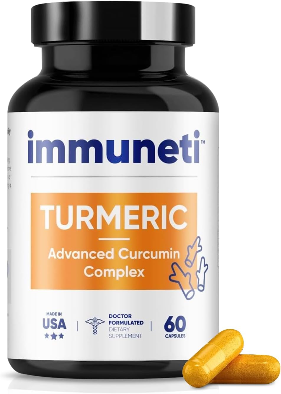 Amazon.com: Immuneti - Turmeric Advanced Curcumin Complex 60 Capsules ...