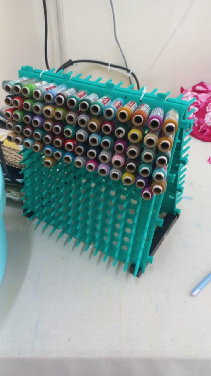 Joy's Tech Wall Mounted Spools Thread Holder Stand, Thread Rack Wall ...