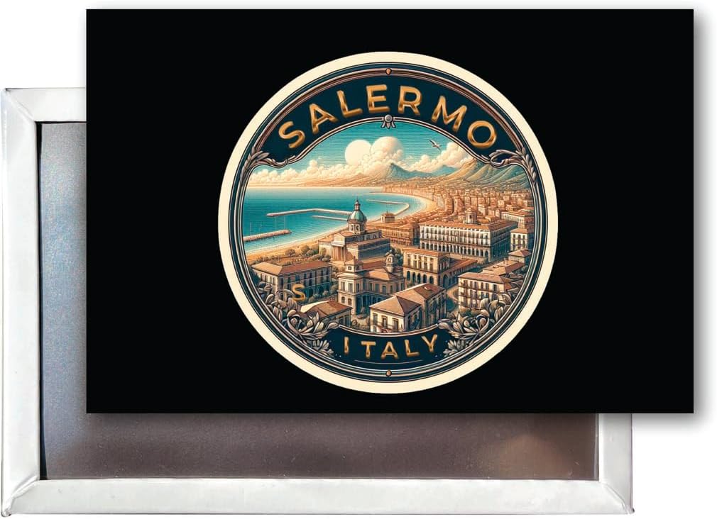 Amazon.com: Salerno Italy Mementos Souvenir Refrigerator Magnet 2.5"X3 ...
