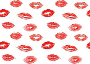 Amazon.com : BELECO 5x3ft Fabric Sexy Lips Backdrop for Photography Hot ...
