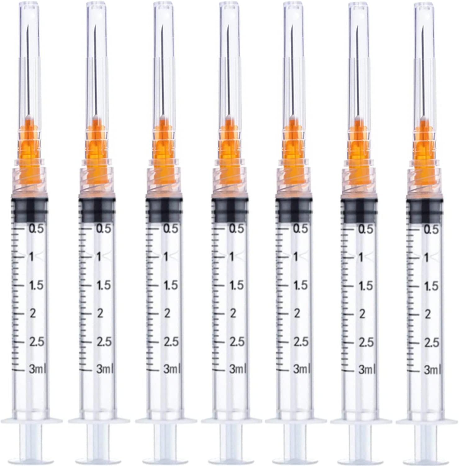Amazon.com: 50 Pack - 3ml 25Ga Plastic Dispensing Syringe Tool, Industrial and Scientific Lab ...