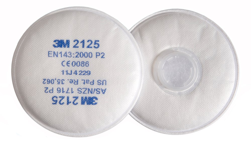 3M 2125 Particulate Filter for Solid and Liquid Particles, Type P2R ...