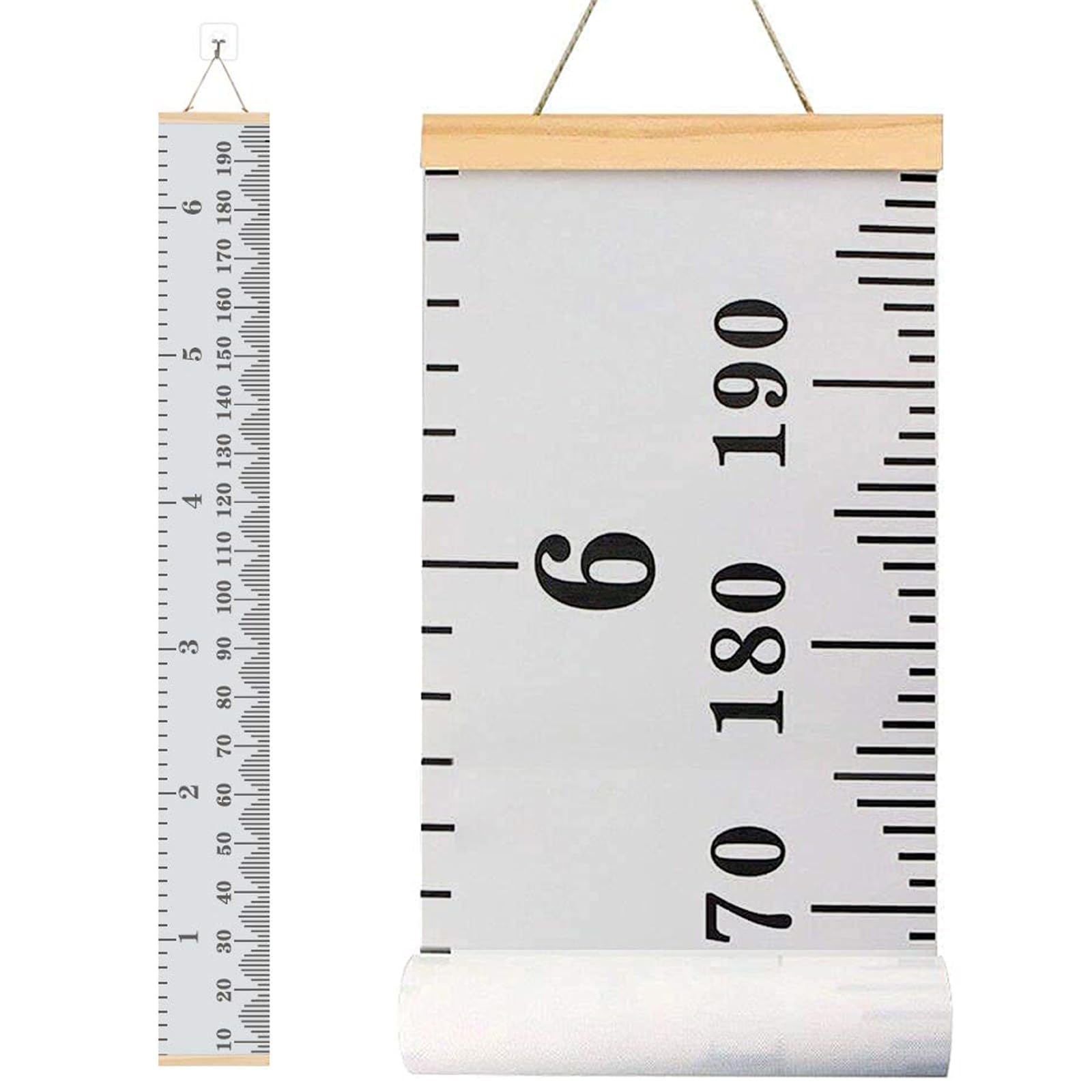 Baby Room Baby Growth Chart Wall Ruler - Height Measurement Chart For ...