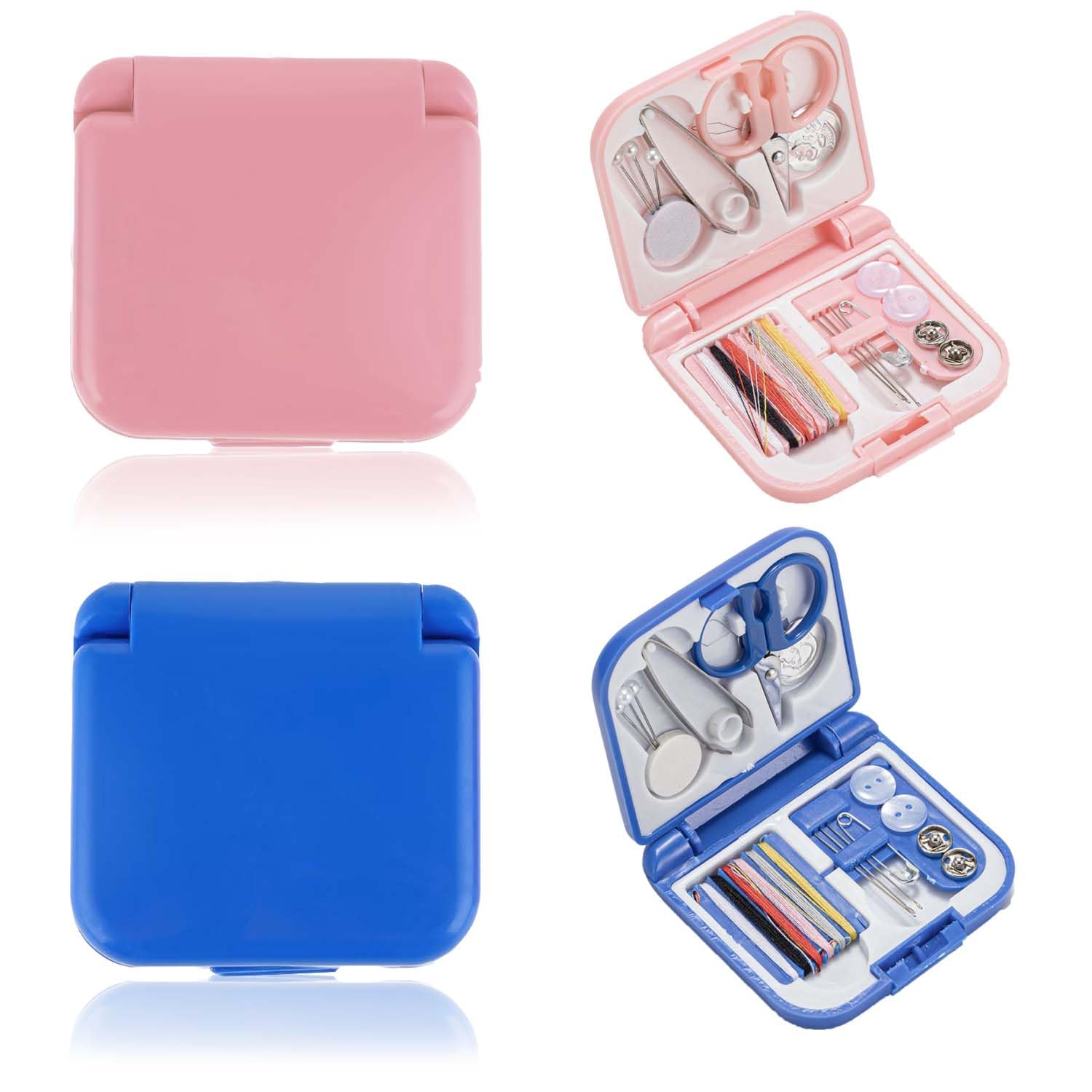 Amazon.com: 2 Pack Mini Travel Sewing Kit, Portable Sewing Kit ...
