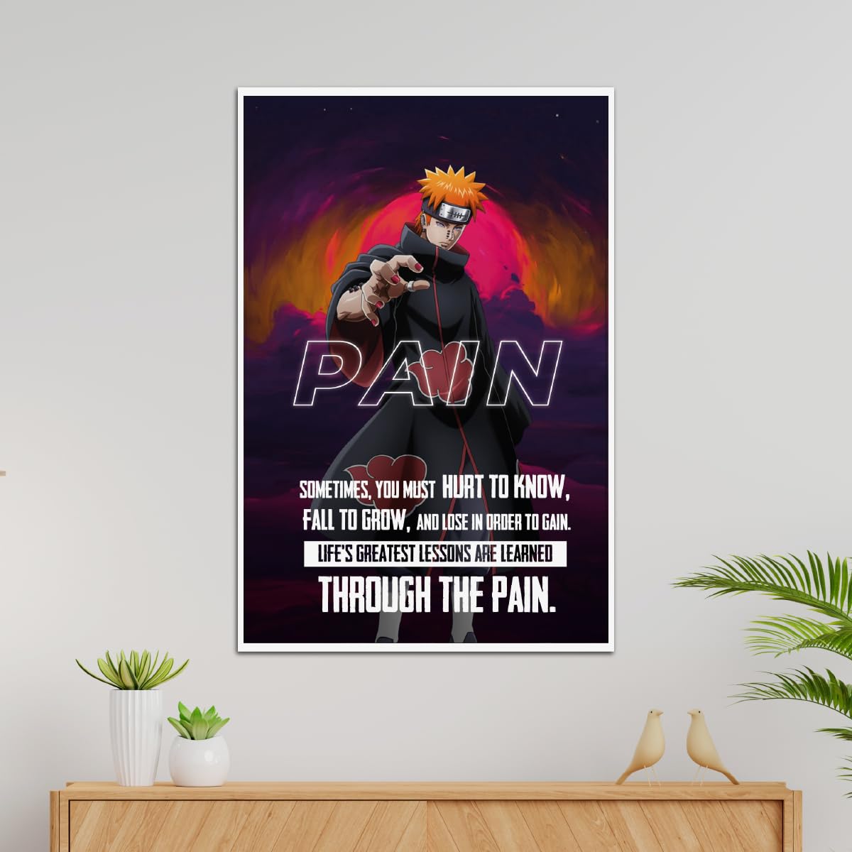 TenorArts Pain Poster Naruto Anime Fan Art Print Wall Posters with ...