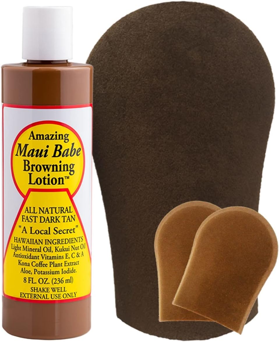 Amazon.com : Maui Babe Browning Lotion 8 Ounces (Pack of 4) : Tanning ...