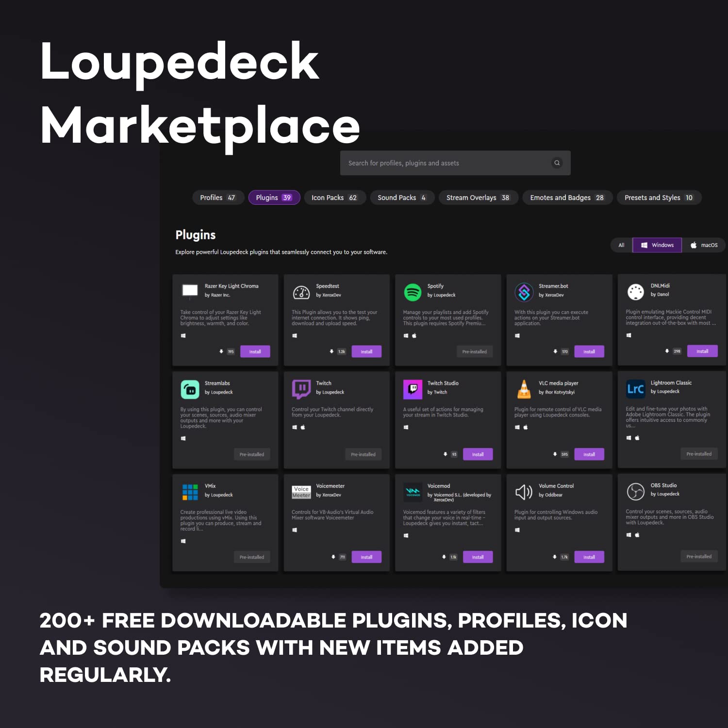 Buy Loupedeck Live S - The Streaming Console for Desktop Productivity ...