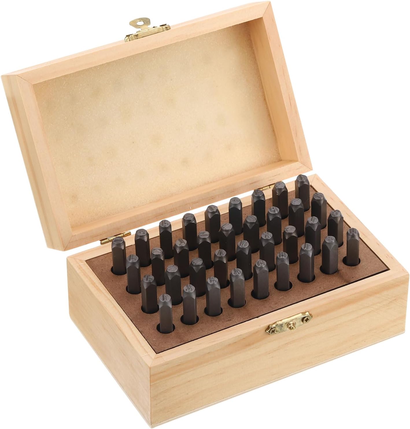 PATIKIL Metal Letter and Number Stamp Set, 4mm 5/32" Stamps Punch Set ...