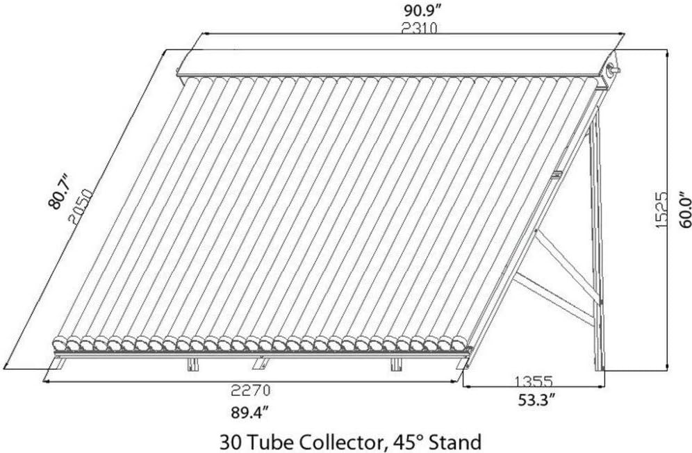 SRCC Certified Duda Solar Water Heater Collector Bahrain | Ubuy