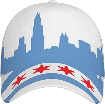 Amazon.com: Chicago Flag Snapback Cap Chicago Baseball Hats Chicago Sun ...