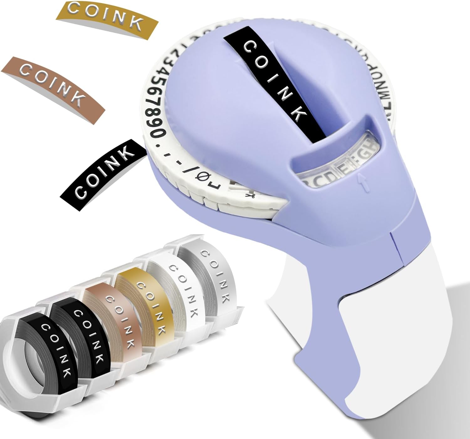 Amazon.com : YUECOLOUR Embossing Label Maker Machine with Tapes ...
