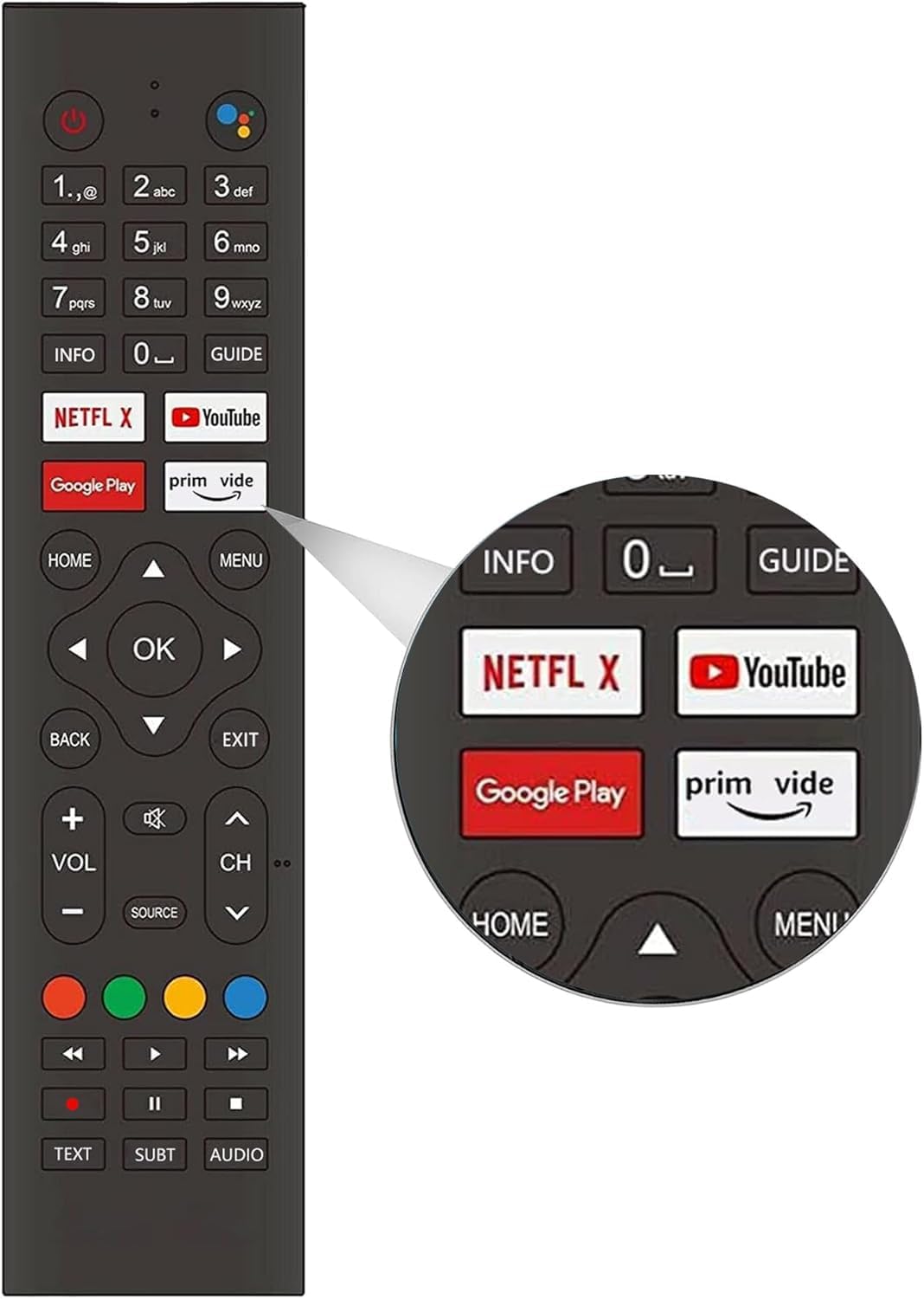 Amazon.com: MYHGRC Replacement Sceptre Remote Control for Sceptre Smart 4K Android TVs-No Setup ...