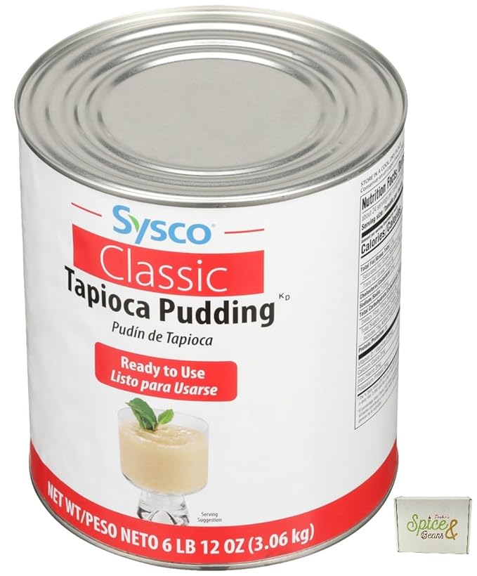 Amazon.com : Sysco Classic Tapioca Pudding | Ready-To-Use | 108oz Can ...