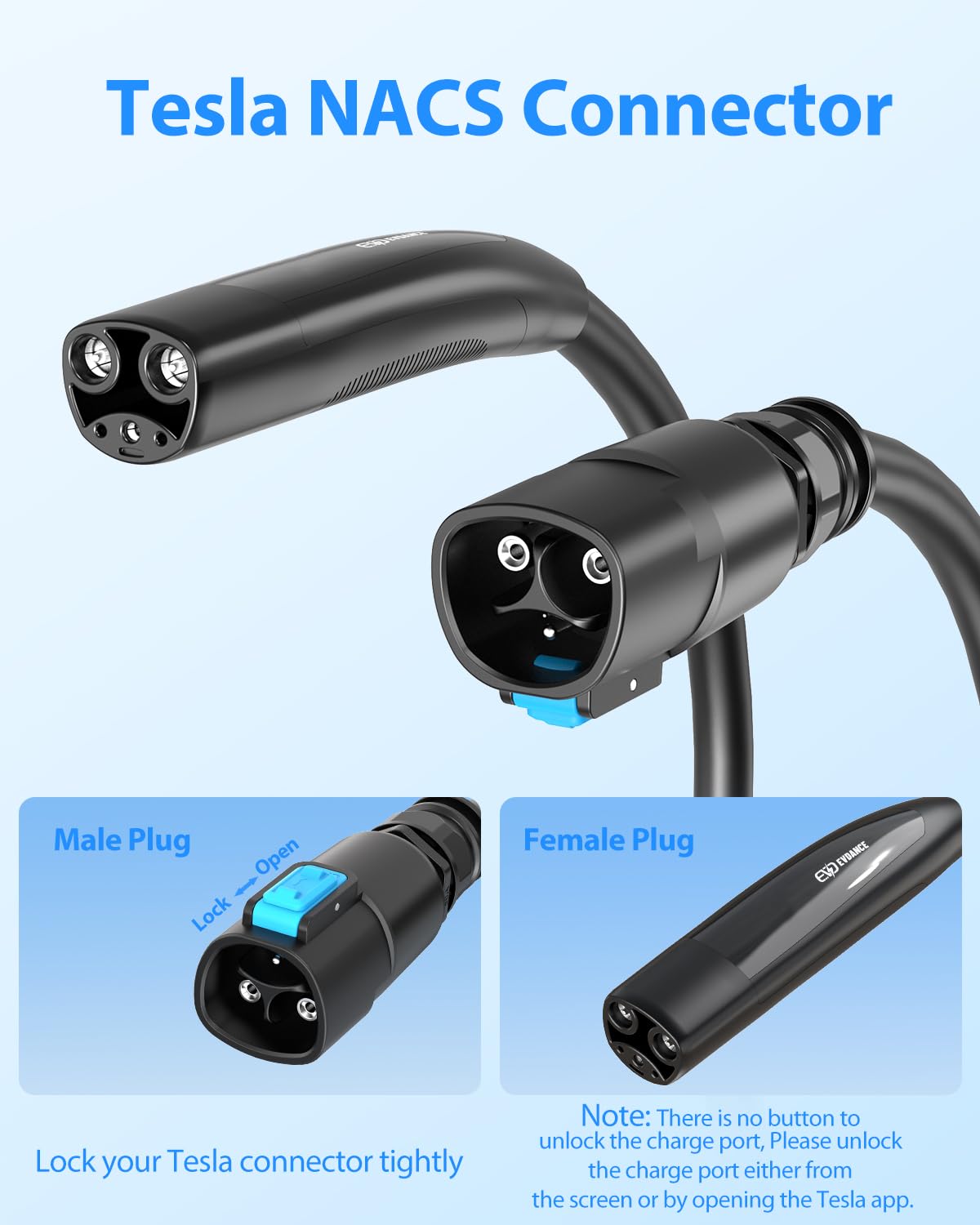 Snapklik.com : NACS Extension Cord For Model 3/Y/X/S 21ft Charger ...