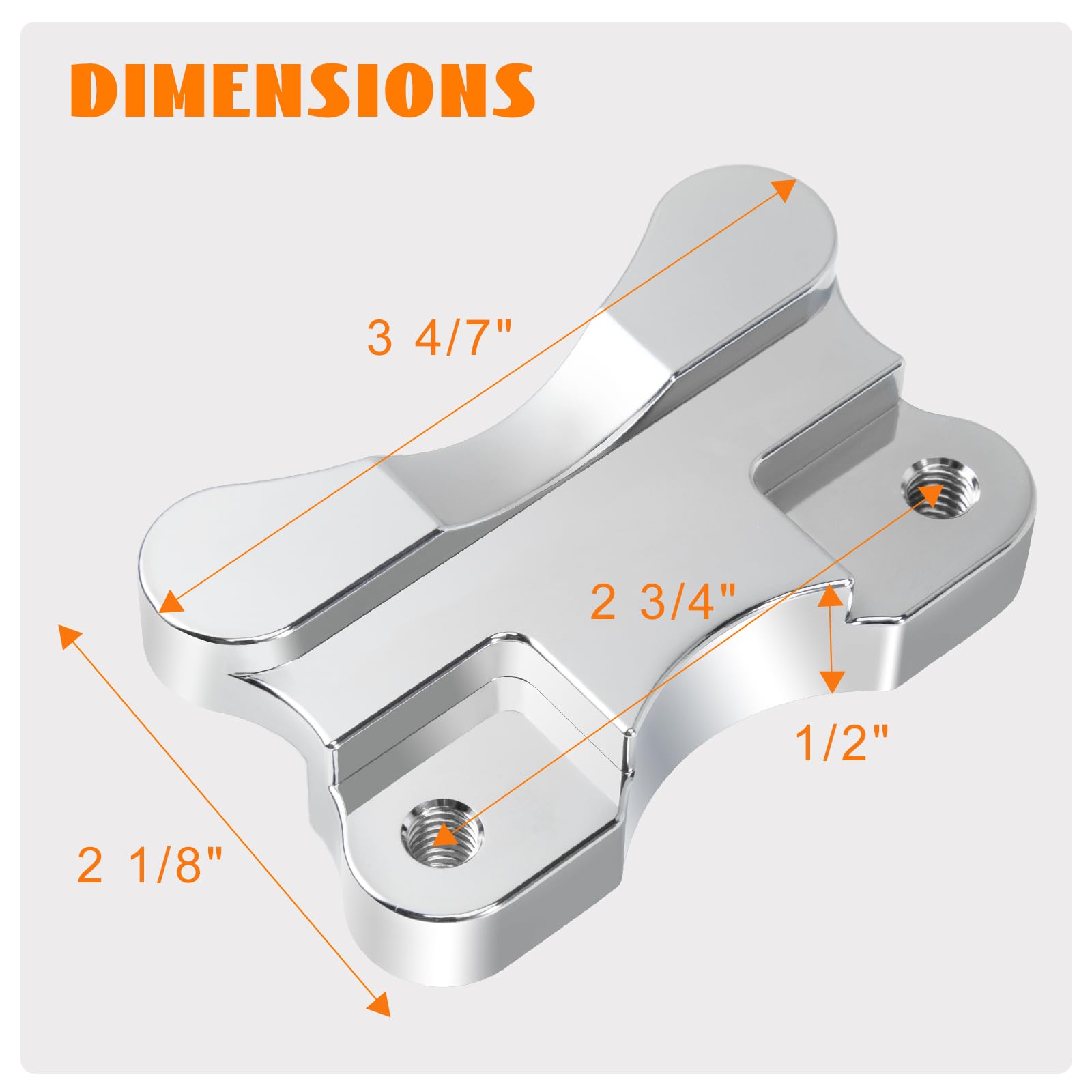 Snapklik.com : Front Fender Risers 33mm Adapter Relocator Spacer Kit ...